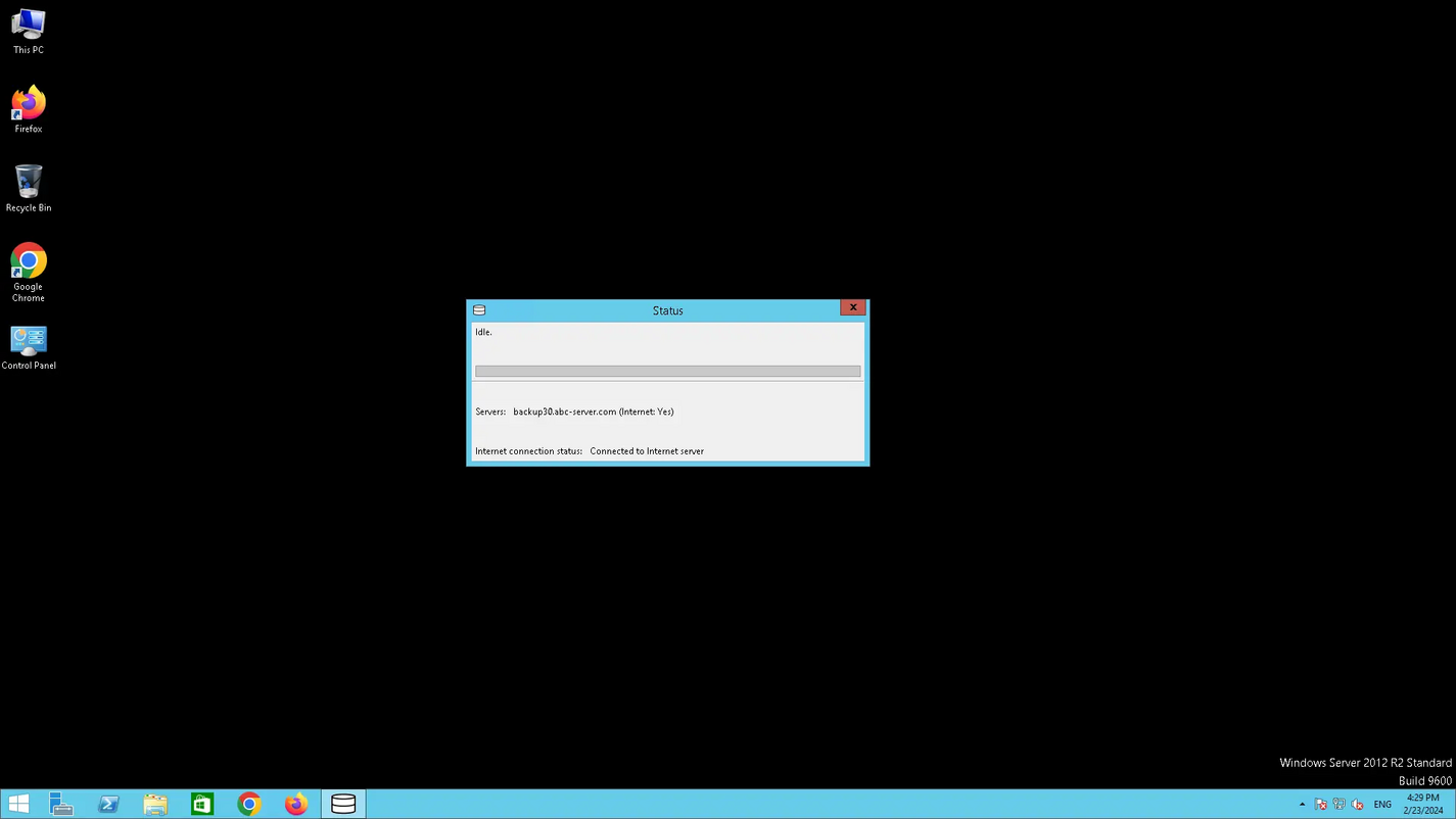 Setting up the Urbackup client - Setting up the Urbackup client